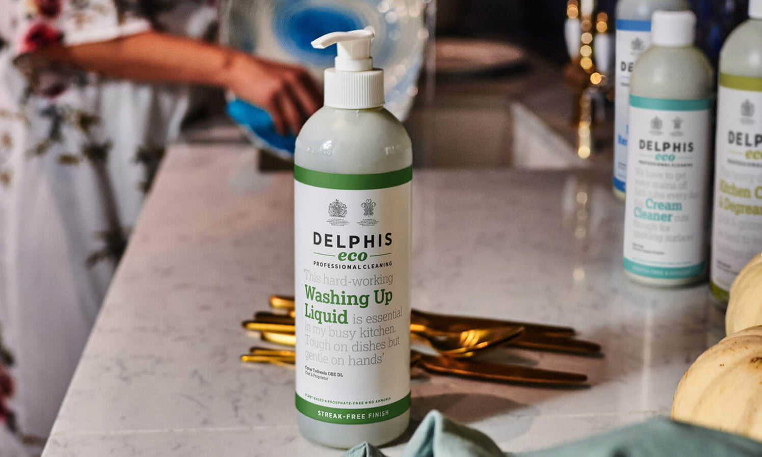 Eco-Friendly Washing Up Liquid for Sparkling Dishes - Delphis Eco ...