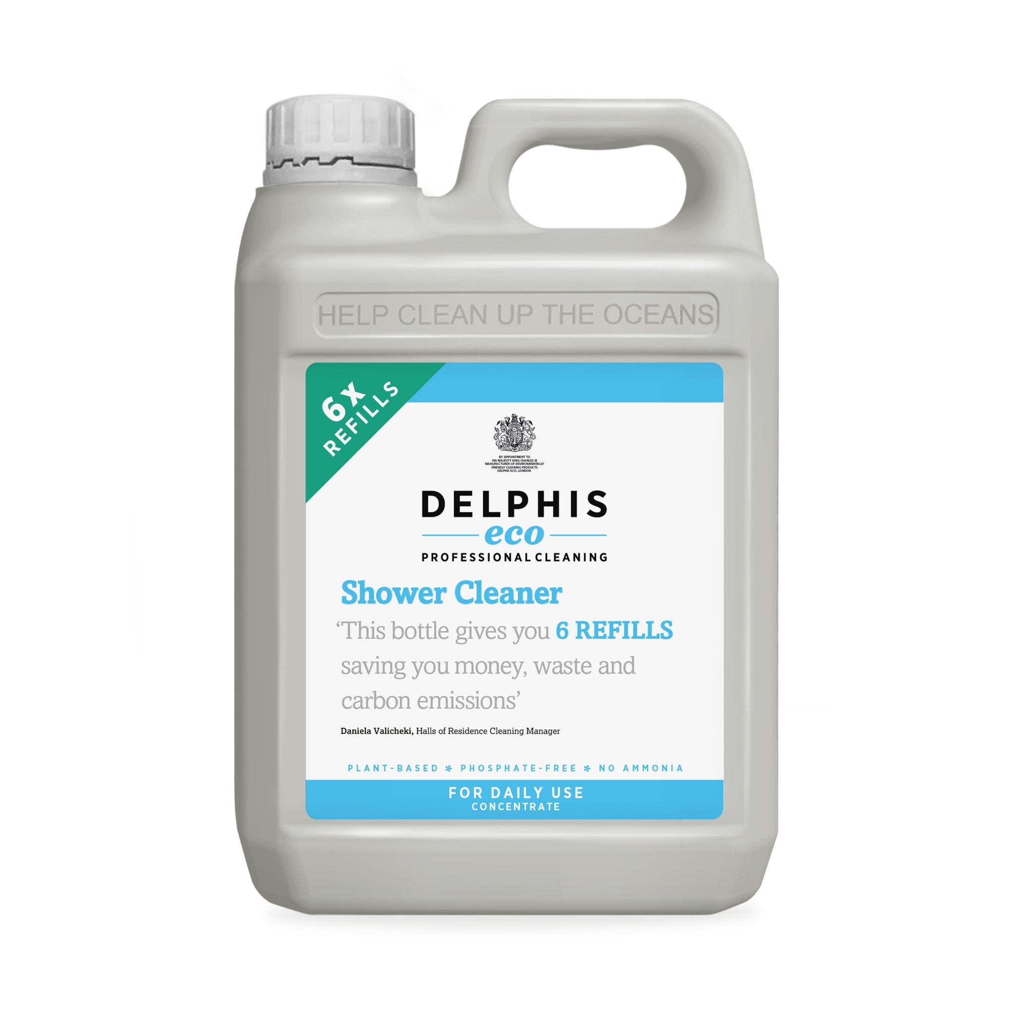 Eco Friendly Daily Shower Cleaner & Limescale Remover - Delphis Eco UK